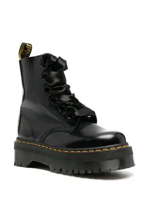 Dr. Martens Molly Leather Platform Boots