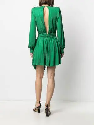 Philipp Plein Artemis Crystal-embellished Mini Dress - Green