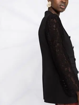 Dolce & Gabbana Lace-sleeve Blazer