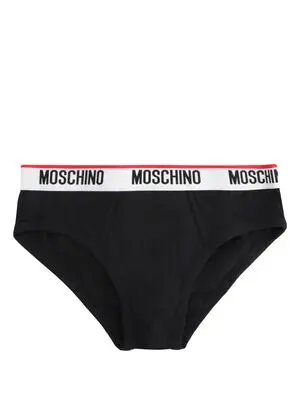 Moschino Logo-strap Briefs