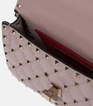 Valentino Garavani Rockstud Spike Small Leather Shoulder Bag