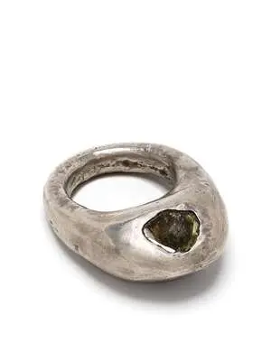 PARTS OF FOUR Tall Mountan Ring - Metallic