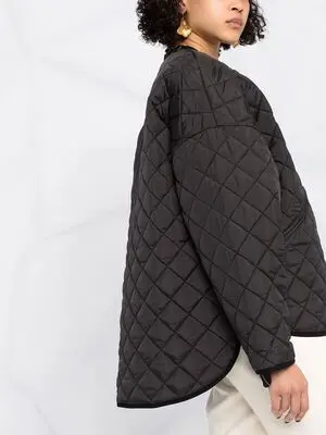 TOTEME Drop-shoulder Quilted Jacket - Black