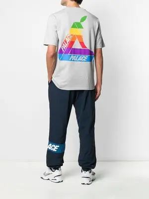 PALACE Jobsworth Logo-print T-shirt - Grey