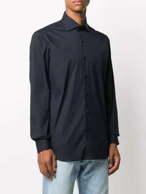 BARBA NAPOLI Plain Button Shirt