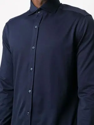 Brunello Cucinelli Classic Collar Buttoned Shirt