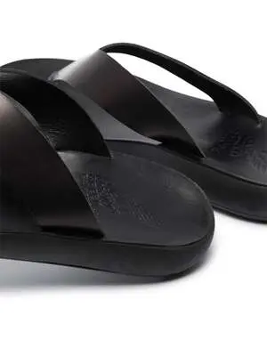 ANCIENT GREEK SANDALS Charys Leather Sandals - Black