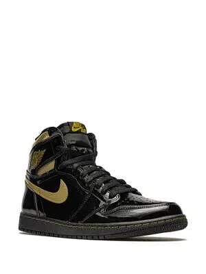 JORDAN Air 1 Retro High Og Sneakers - Black