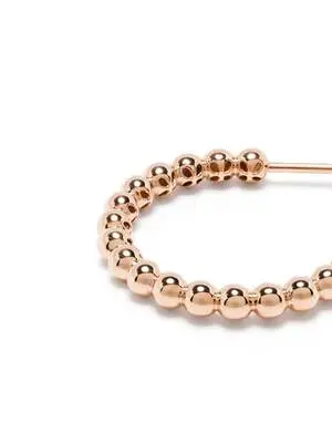 PRAGNELL 18kt Rose Gold Bohemia Hoop Earrings - Pink