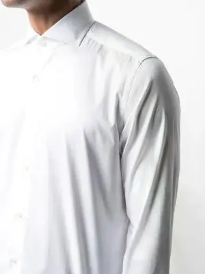 XACUS Spread-collar Cotton Shirt