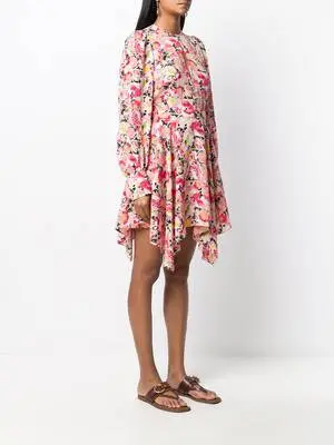 Stella McCartney Floral-print Asymmetric Dress