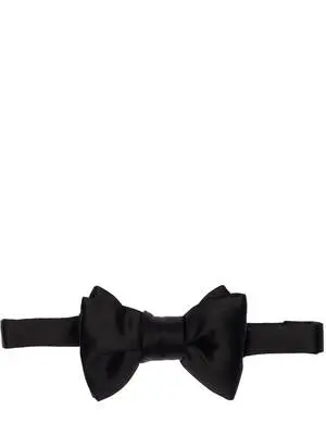 TOM FORD Silk Satin Bow Tie - Black