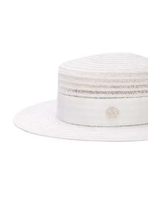 MAISON MICHEL Kiki Hat - White