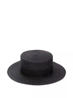 MAISON MICHEL Kiki Straw Hat - Black