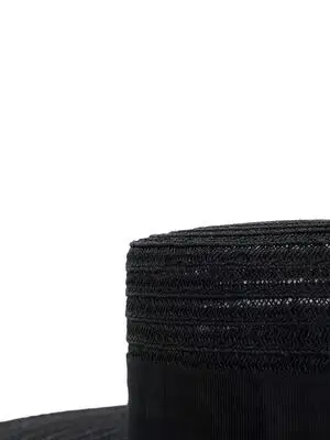 MAISON MICHEL Kiki Straw Hat - Black