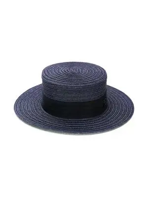 MAISON MICHEL Kiki Hat - Blue