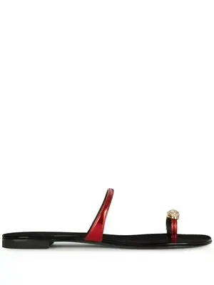 GIUSEPPE ZANOTTI Ring Toe-strap Sandals - Red