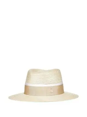MAISON MICHEL André Straw Fedora Hat