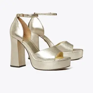 Tory Burch Platform Sandal Spark Gold