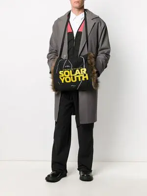 Raf Simons Solar Youth Print Shoulder Bag