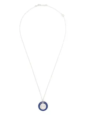 AMBUSH Logo Pendant Necklace - Silver