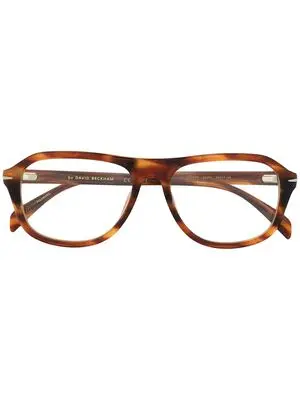 DB EYEWEAR BY DAVID BECKHAM Interchangeable-lens Glasses - Brown