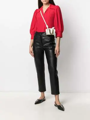 Stella McCartney Pointed Collar Buttoned Blouse