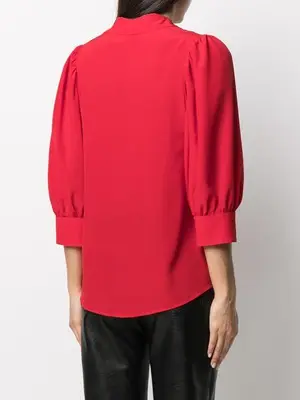 Stella McCartney Pointed Collar Buttoned Blouse