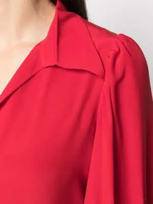 Stella McCartney Pointed Collar Buttoned Blouse