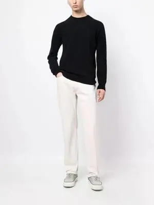 Sunspel Crew Neck Sweater - Blue