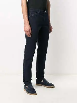 Brunello Cucinelli Mid-rise Straight-leg Jeans - Blue