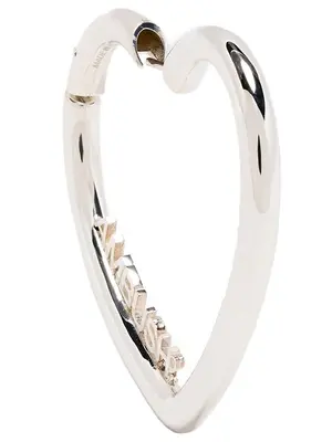 AMBUSH Small Heart Hoop Earrings