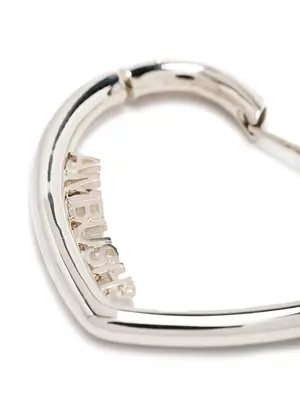AMBUSH Small Heart Hoop Earrings