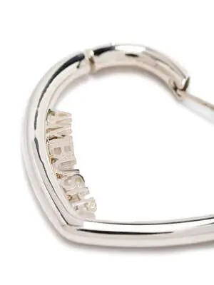 AMBUSH Small Heart Hoop Earrings