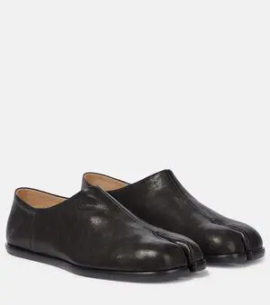 MAISON MARGIELA Tabi Leather Loafers - Black