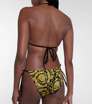 Versace Barocco Bikini Bottoms - Gold