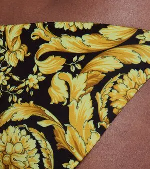 Versace Barocco Bikini Bottoms - Gold