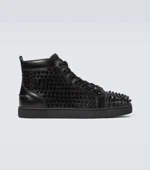 CHRISTIAN LOUBOUTIN Louis Spikes High-top Sneakers
