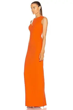 Stella McCartney Evelyn Dress In Orange