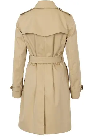 Burberry The Mid-length Kensington Heritage Trench Coat - Honey