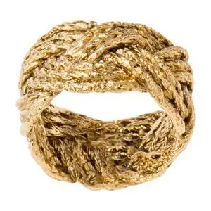 AURÉLIE BIDERMANN Miki Braided Ring - Gold