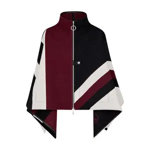 LOUIS VUITTON Graphic LV Jacquard Zipped Cape - Multi