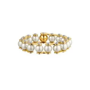 LOUIS VUITTON LV Speedy Pearls One-Rank Bracelet - Pearl