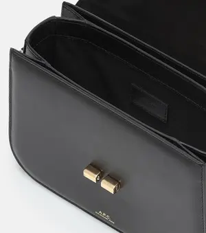 A.p.c. Grace Leather Shoulder Bag - Black