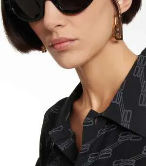 Balenciaga B Chain Xl Earrings
