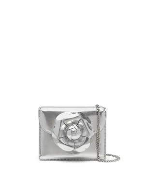 Oscar De La Renta Leather Mini Tro Bag
