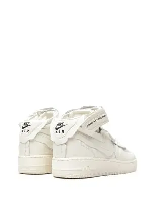Nike X Comme Des Garçons Air Force 1 Mid Sneakers