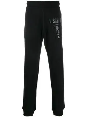 Moschino Double Question Mark Print Track Pants