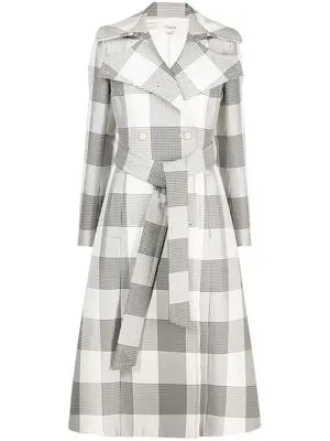 TEMPERLEY LONDON Halcyon Checked Wool-blend Coat