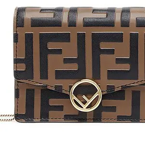 Fendi Wallet On Chain - Marron